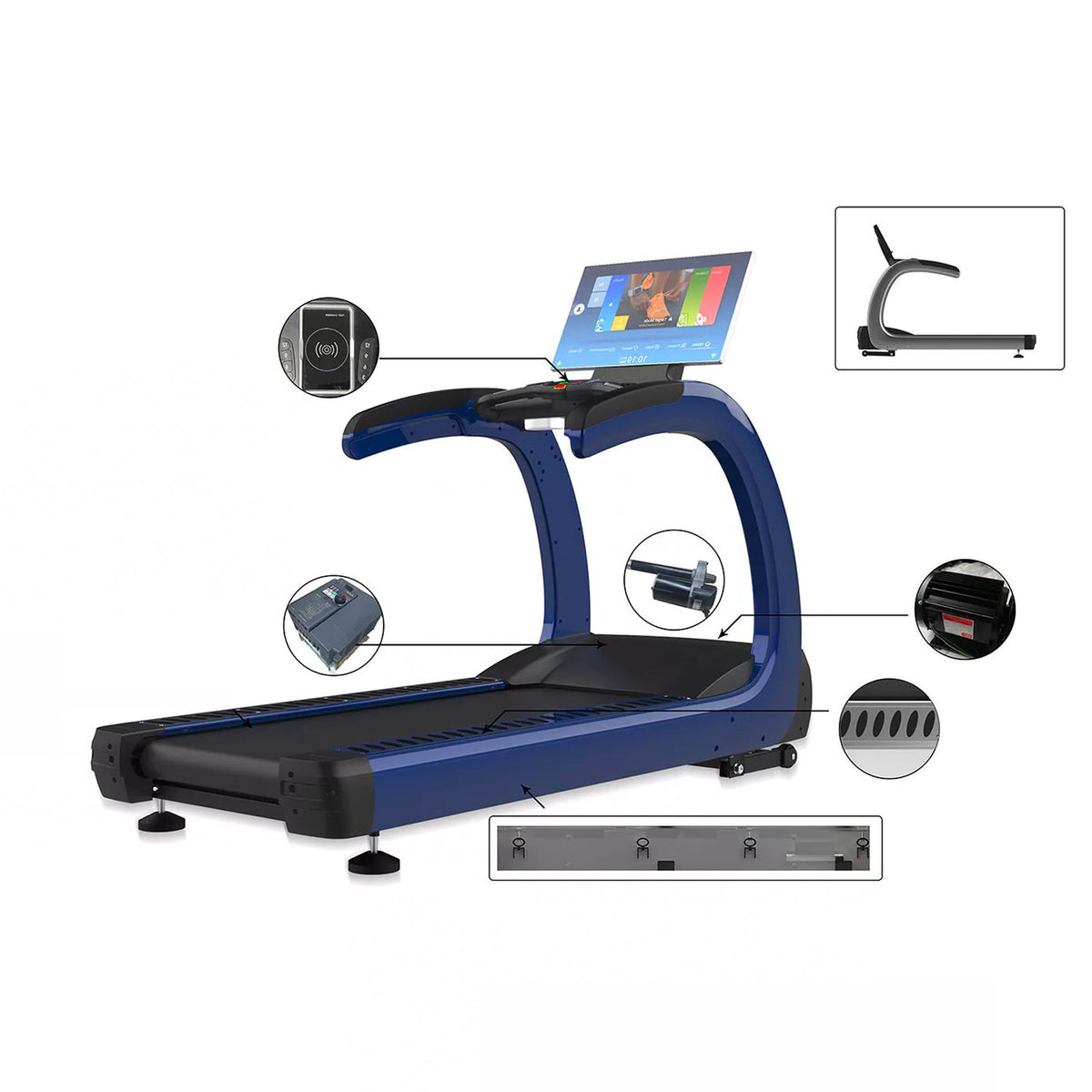 Commercial Treadmill RCT-950A 21" LCD Screen — Realleader UK
